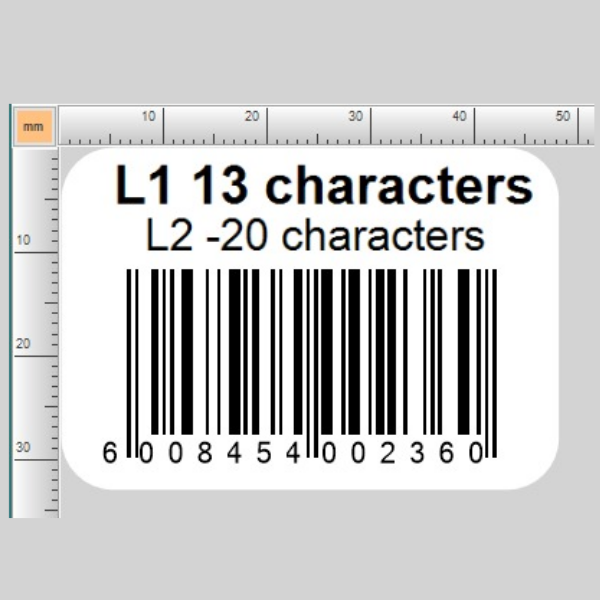 Order Barcodes Size 49mm X 33mm Banderaz Print